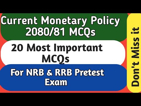 Current Monetary Policy of Nepal 2080/81 MCQs for RBB & NRB Pre-Test ...