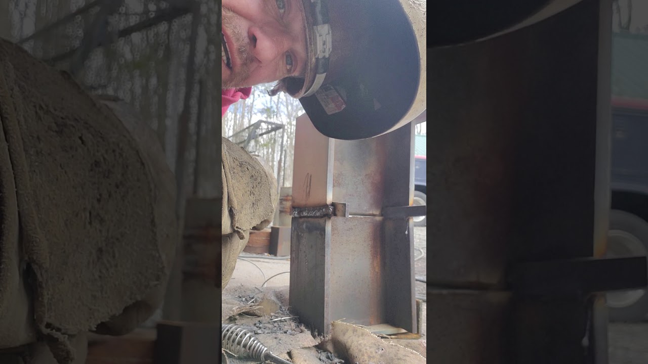 Structural steel/Column splice/ Field welding - YouTube