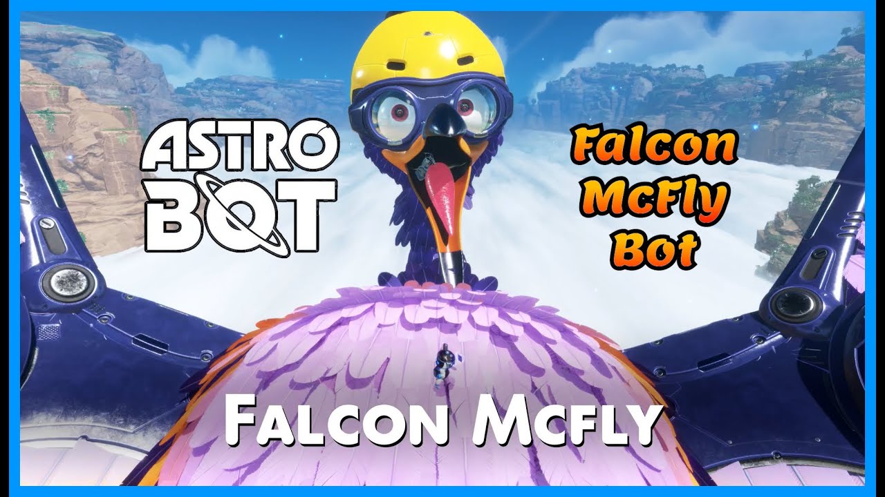 Astro Bot: Feather Cluster, Falcon McFly Bot location - YouTube