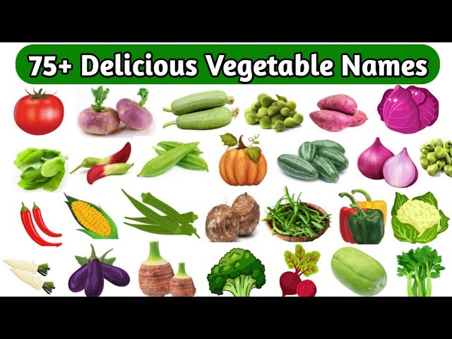Vegetables Vocabulary In English Eslbuzz Learning English English