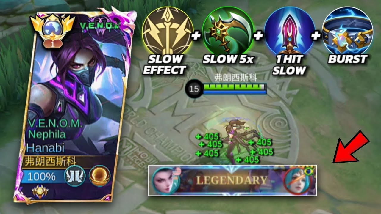 NEW META ! OMG , HANABI SUPER SLOW HACK BUILD, AGGRESSIVE GAMEPLAY😱 ...