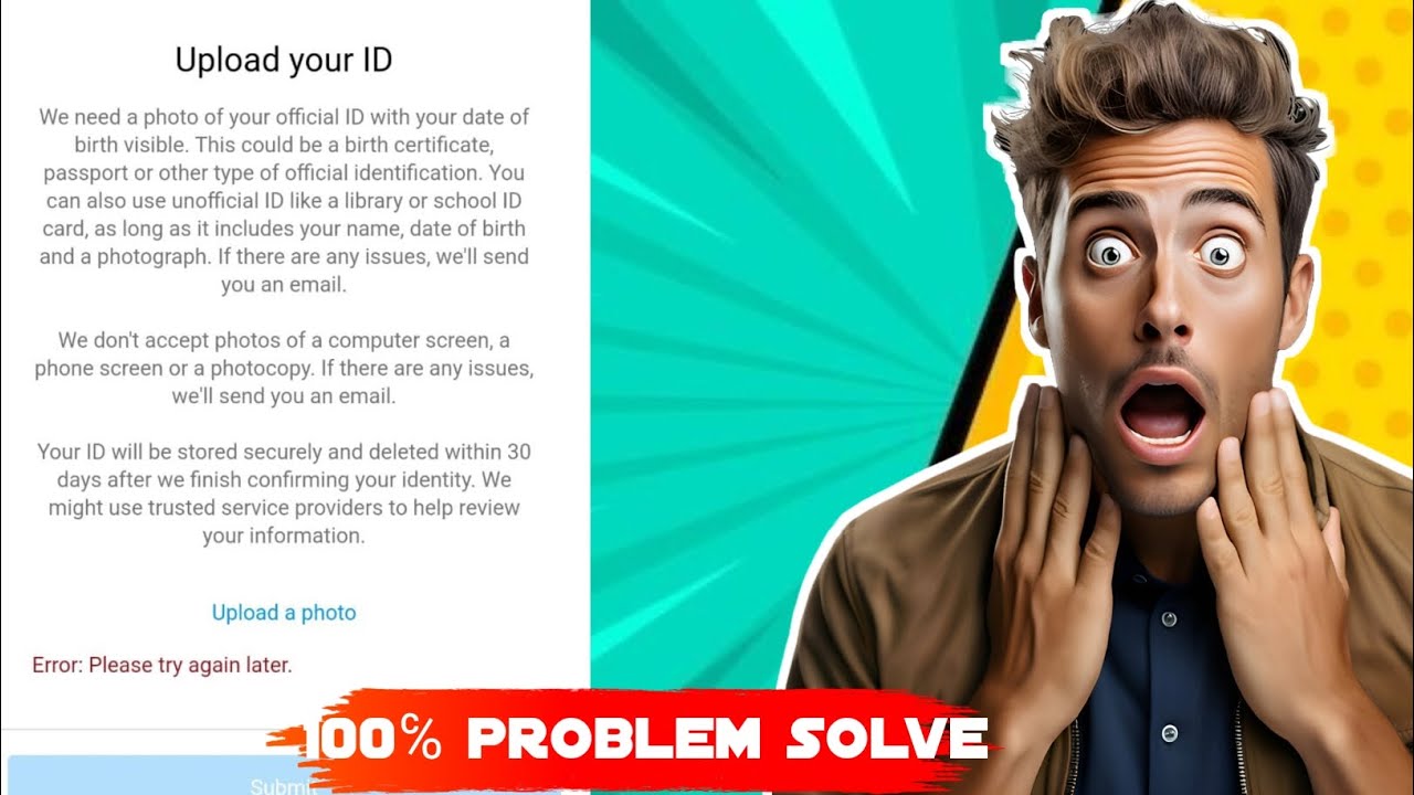 instagram upload your id problem fix 100% watch now don't miss this ...