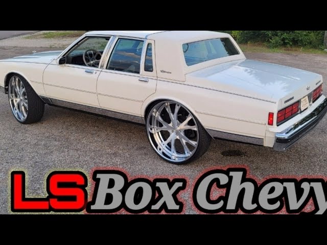 White Box Chevy On 28s