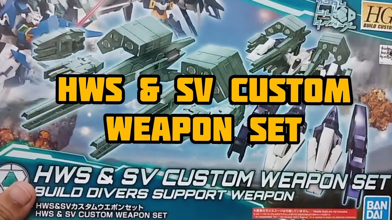Hws & Sv Custom Weapon Set | Gunpla Build - YouTube