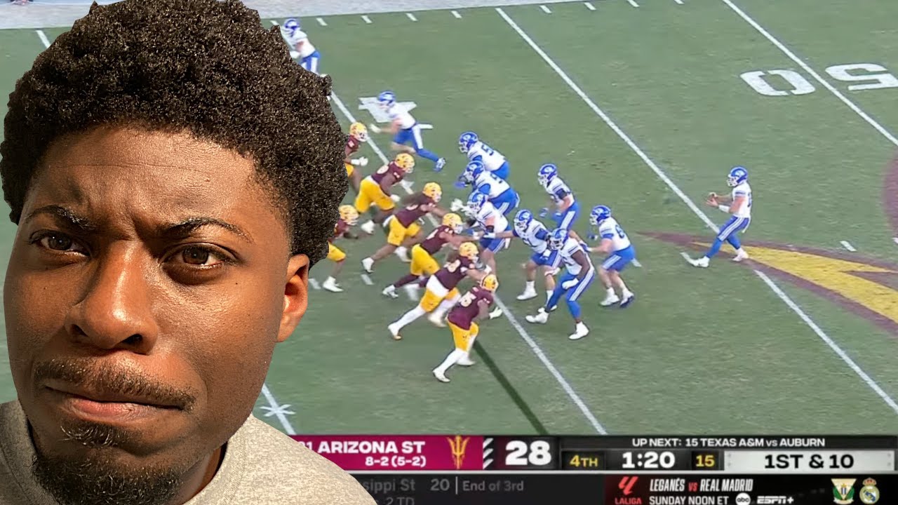 PLAYED RIGHT OUT OF CFP.. BYU Cougars vs. Arizona State Sun Devils ...