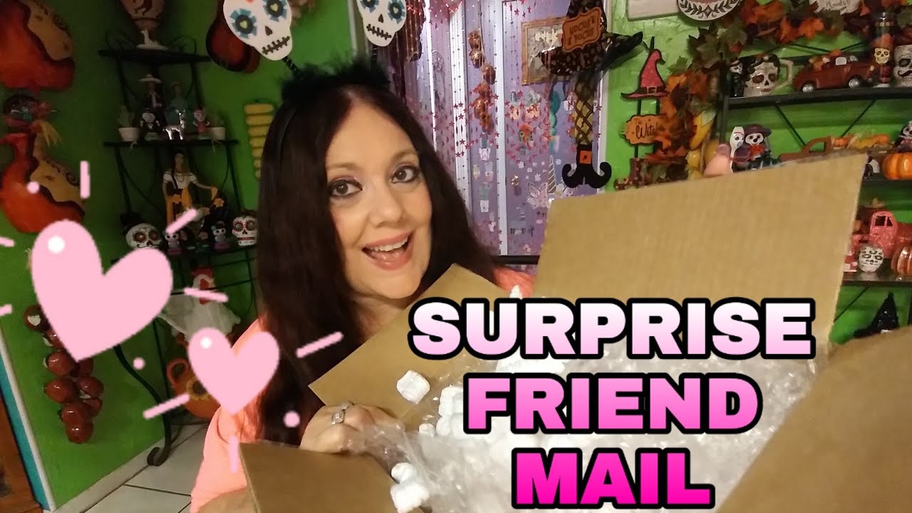 #surprisefriendmail #beautiful SURPRISE FRIEND MAIL! 😱 - YouTube