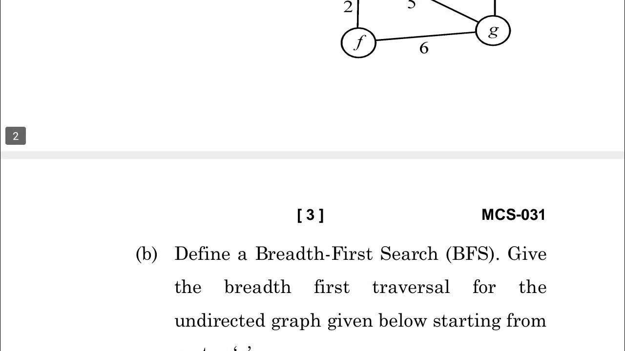 MCS-031 revised JUNE-2022 QUESTION PAPER IGNOU - YouTube