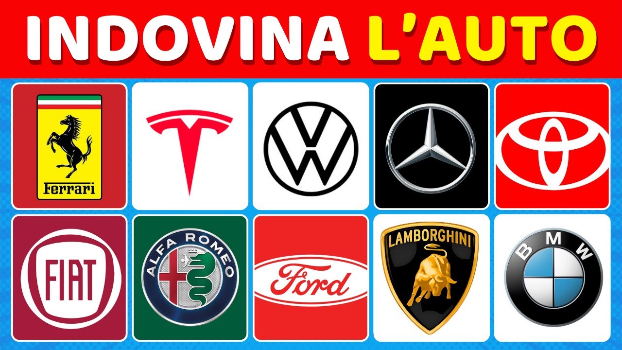Indovina loghi del Marchio di L'auto Famose | Facile, Medio, Difficile ...