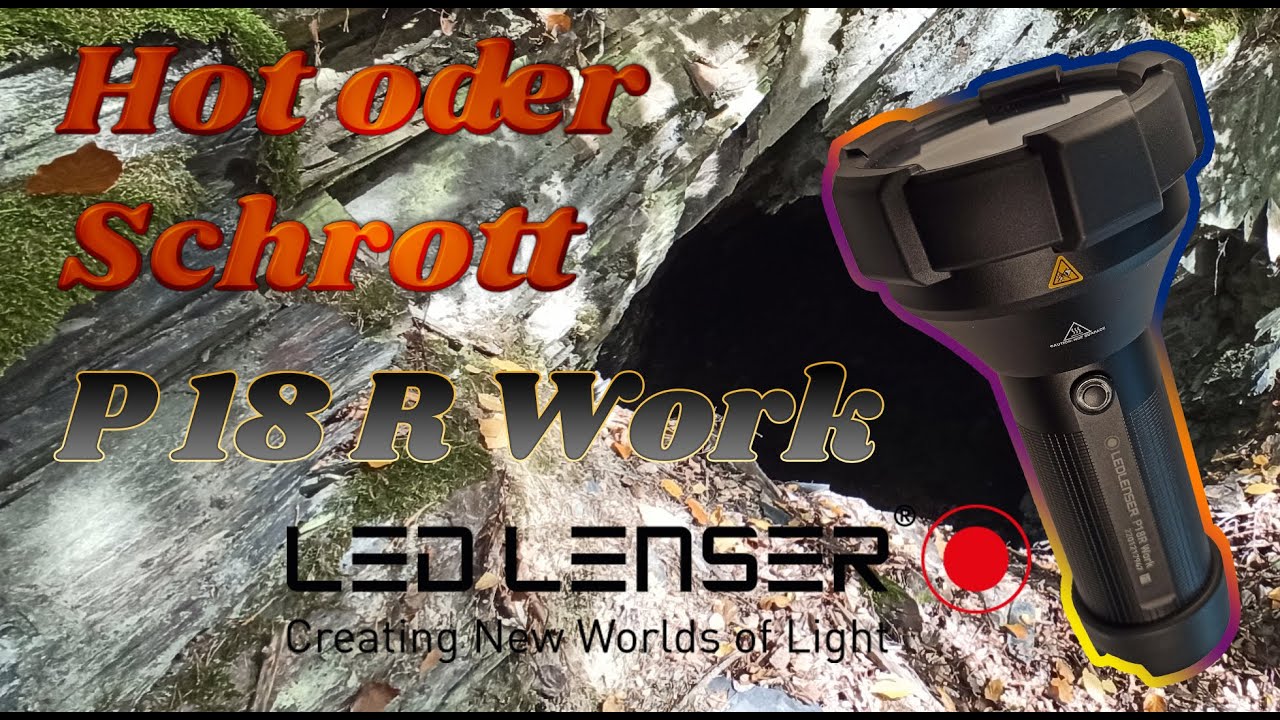 Kriesenvorsorge - Led Lenser P18R Work - Unboxing - Test - YouTube
