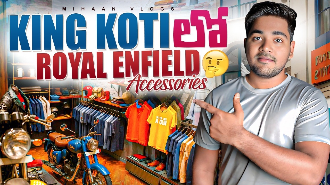 KING KOTI లో Shop Address edhe | Royal Enfield Accessories😍 - YouTube