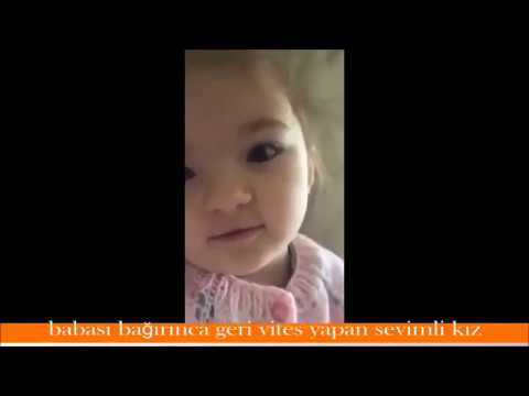Babası Bağırınca Geri Vites Yapan Sevimli Minik Kız :)