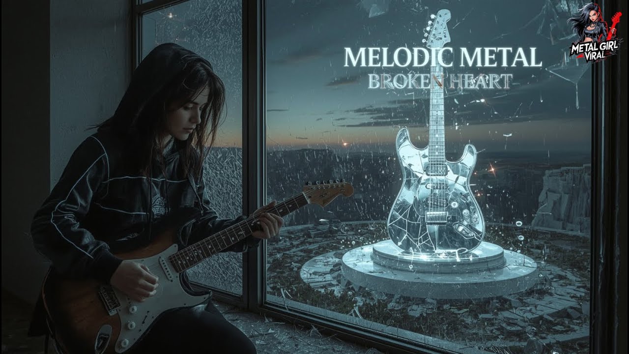 11 Hours 🎶 Sad Heavy Metal Ballad Instrumental | Emotional Guitar ...