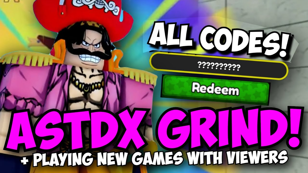 [ALL CODES] ASTD X GRIND & Playing New Games! Dungeon Timer & LIVE ...