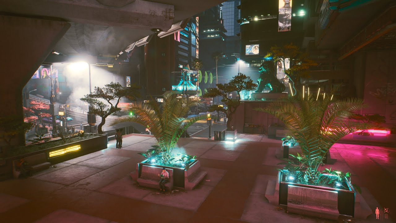 Relaxing Ambience - Japantown pt. 2 - Night City - Cyberpunk 2077 (HD ...