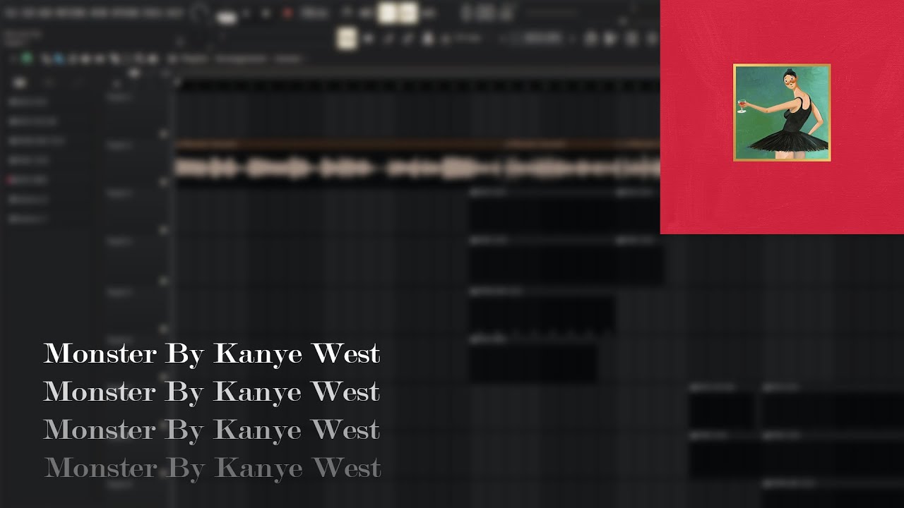 Monster by Kanye West (MBDTF) Breakdown Fl Studio - YouTube