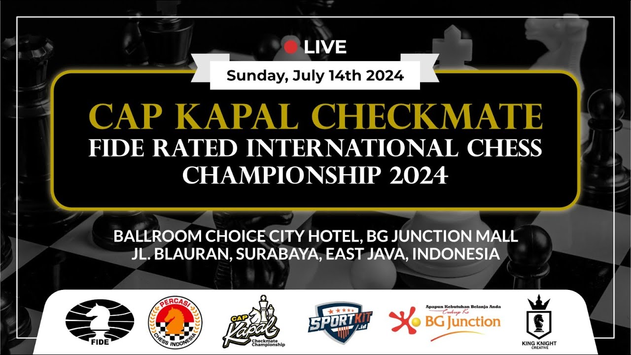 Round 7 - Cap Kapal Checkmate FIDE Rated International Chess Championship 2024 - YouTube