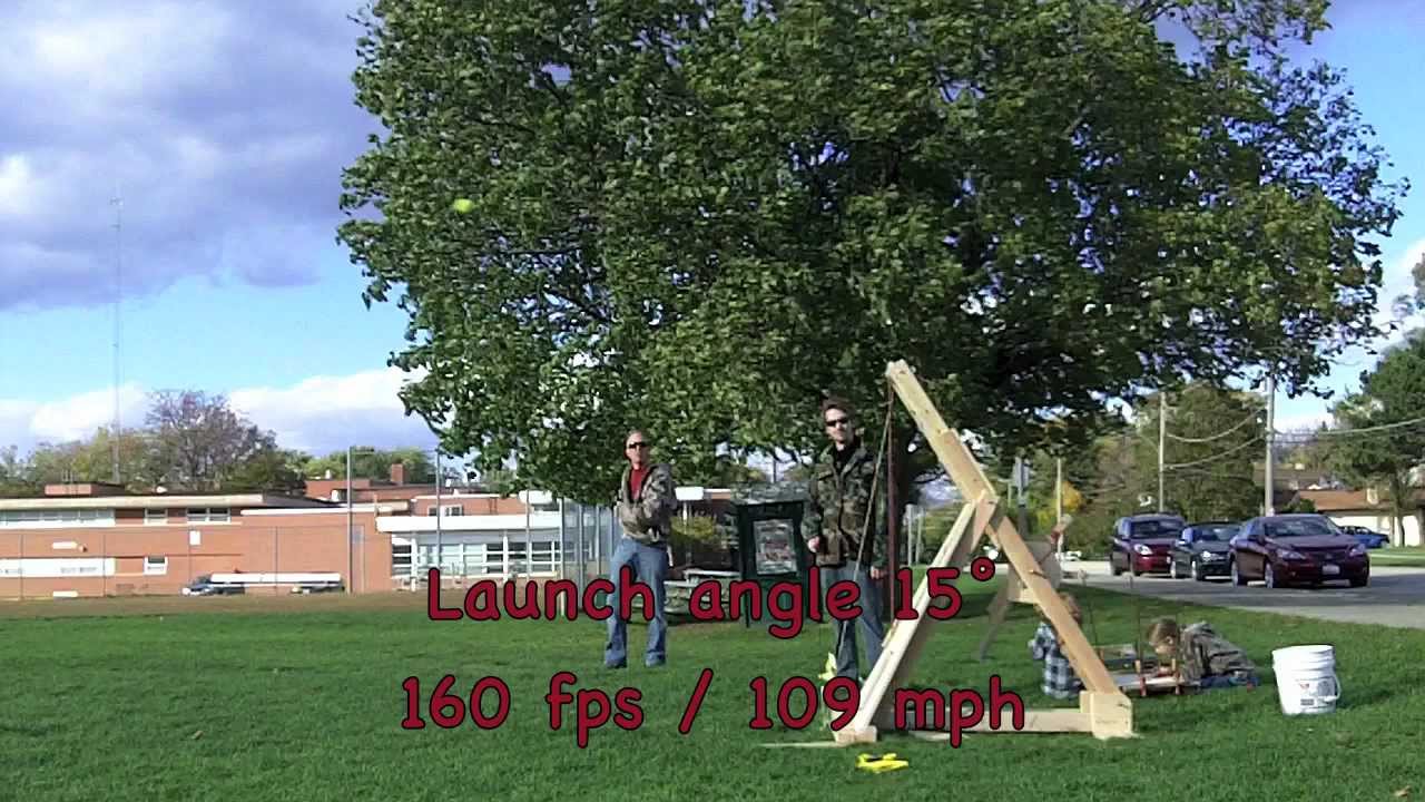 MURLIN Trebuchet Testing Oct 16, 2011 - YouTube