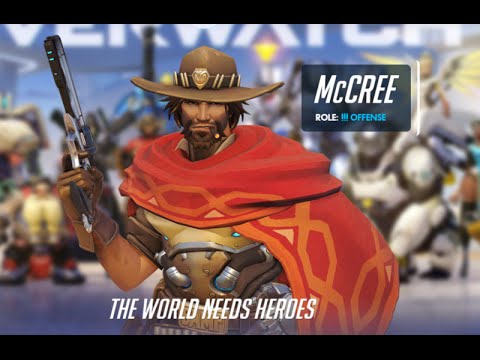 Overwatch McCree New Hero Gameplay [ Overwatch McCree New Class ...