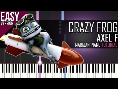 How To Play: Axel F - Crazy Frog | Piano Tutorial EASY - YouTube