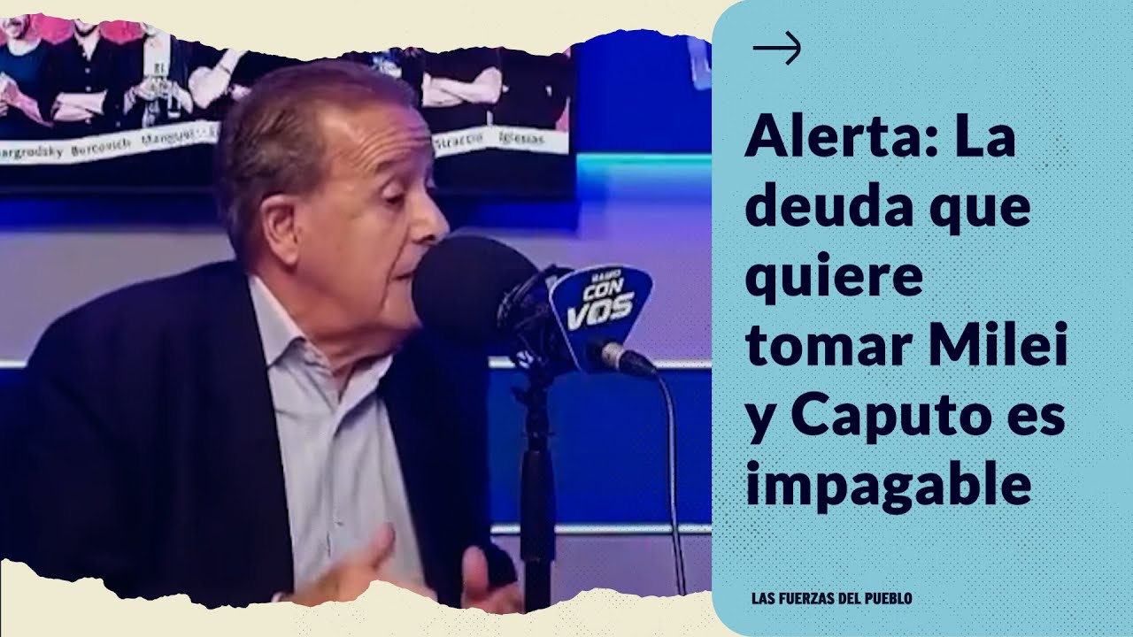 Alerta por lo que acaba de decir Alejandro Olmos sobre la deuda con el ...