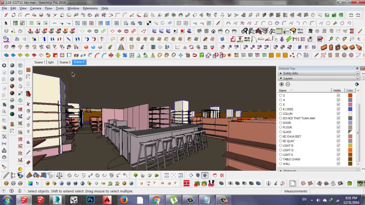 use sketchup layer in 3ds max tutorial - YouTube
