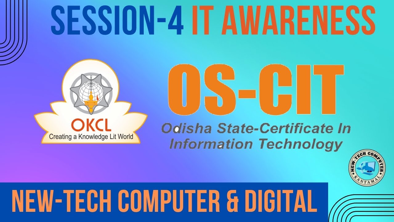 OSCIT | OSCIT IT AWARENESS SESSION 4 | OSCIT QUESTION ANSWER | IT AWARENESS 4 - YouTube