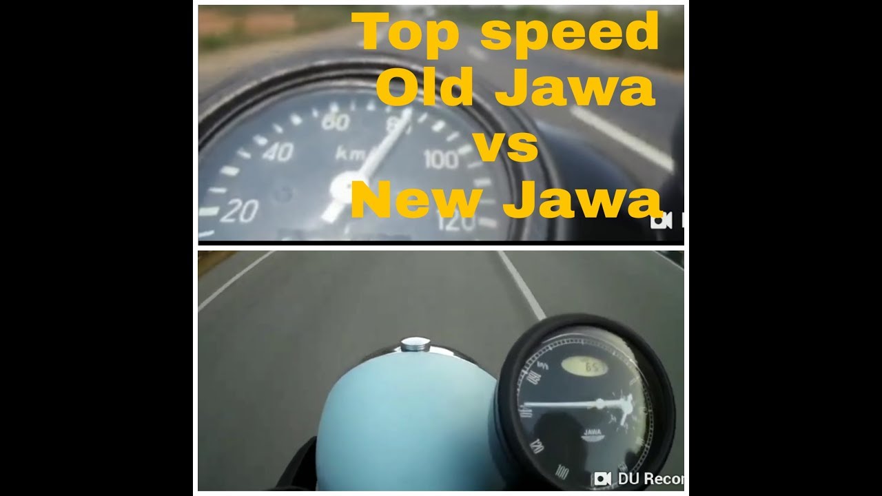Top speed Old Jawa vs New Jawa/New Jawa vs old jawa top speed - YouTube
