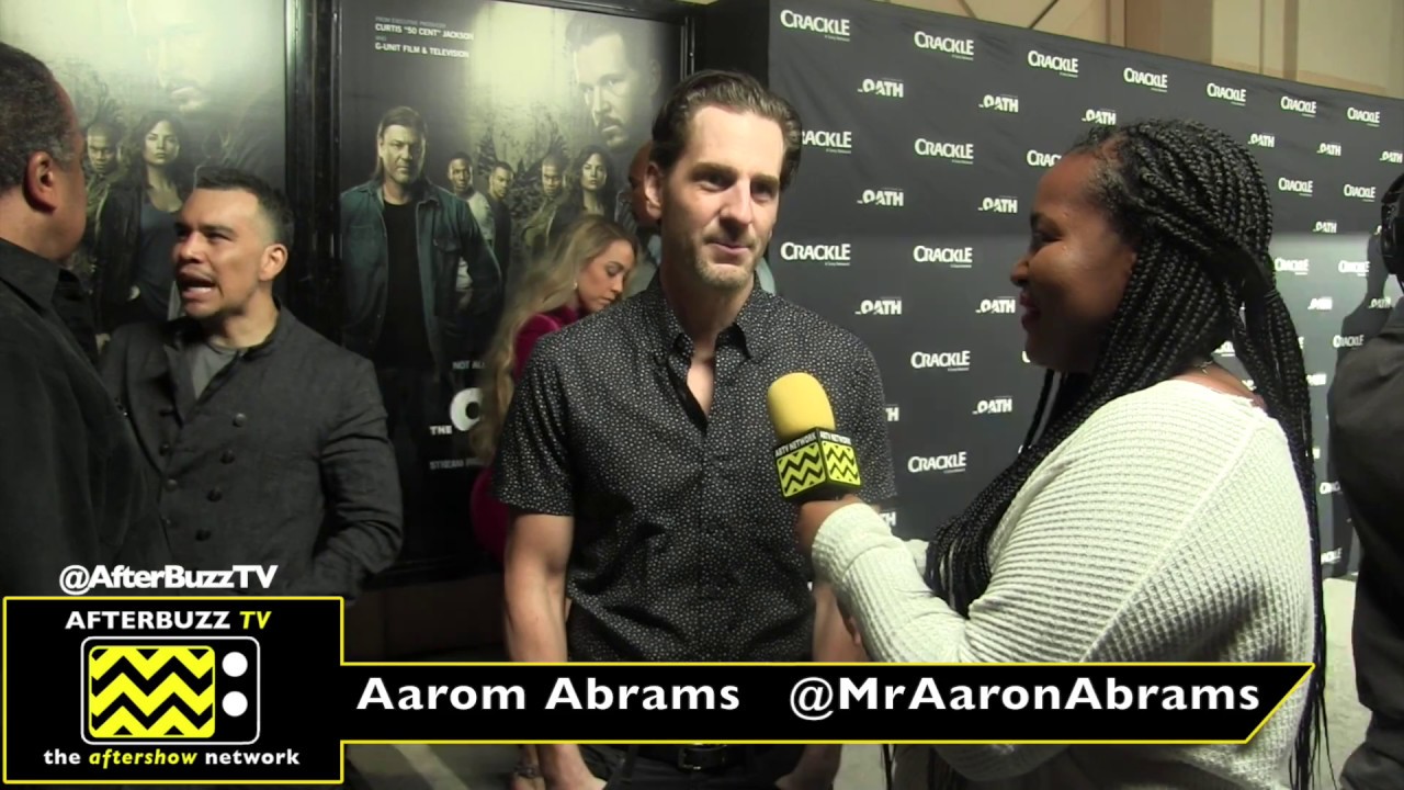 Nakia Monet interviews Aaron Abrams at Crackle's The Oath premiere 2018 ...