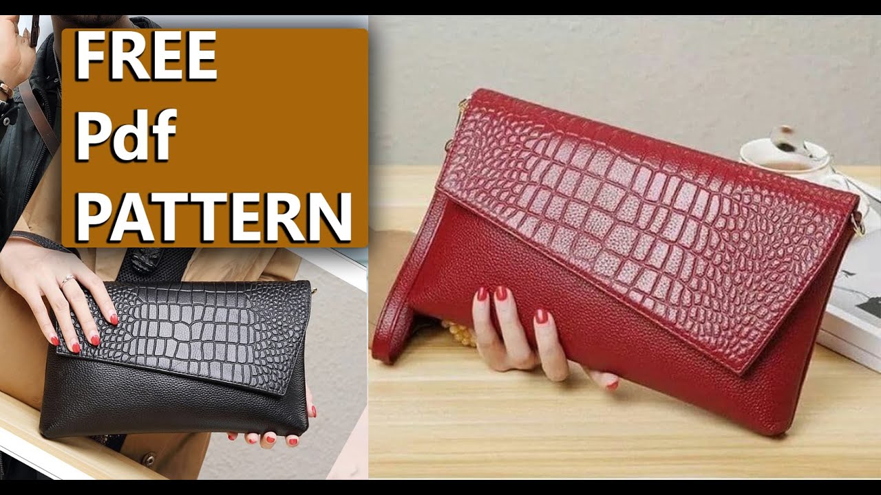 women handbag pattern.free pdf pattern - YouTube