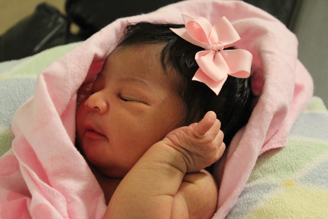 Hispanic Newborn Baby Girl