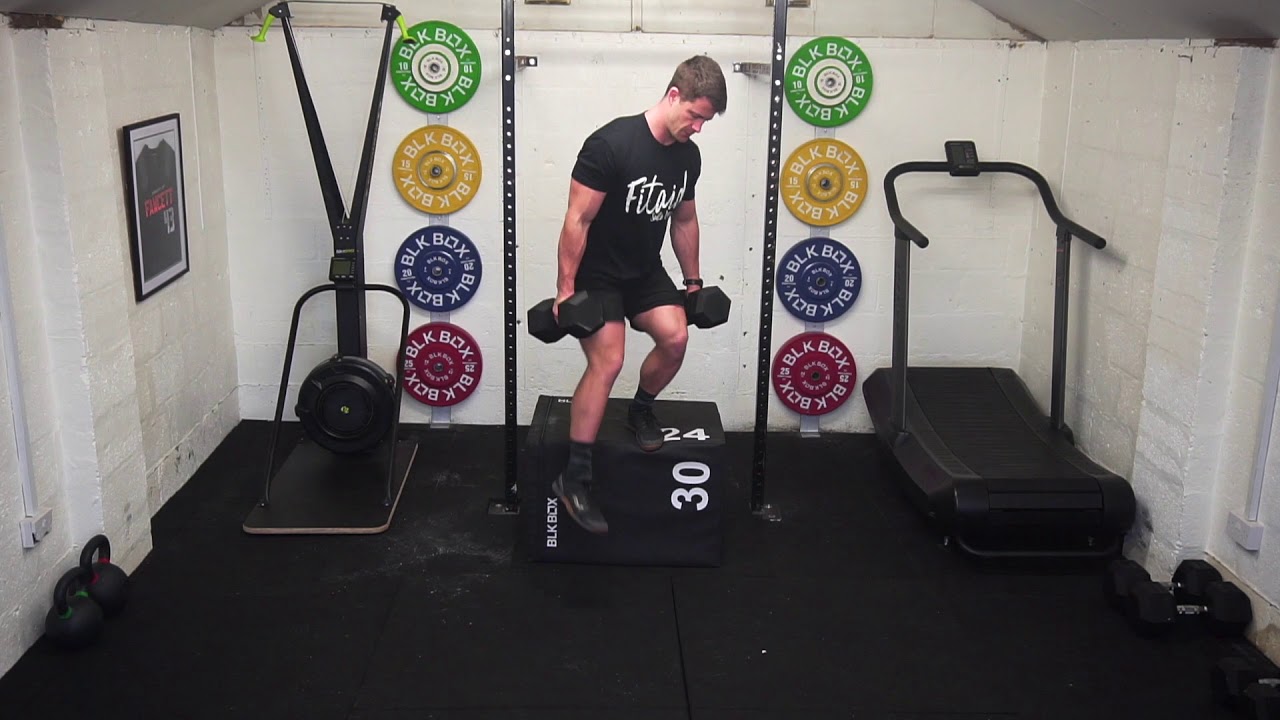 DB Box step overs with 2 DBs - YouTube