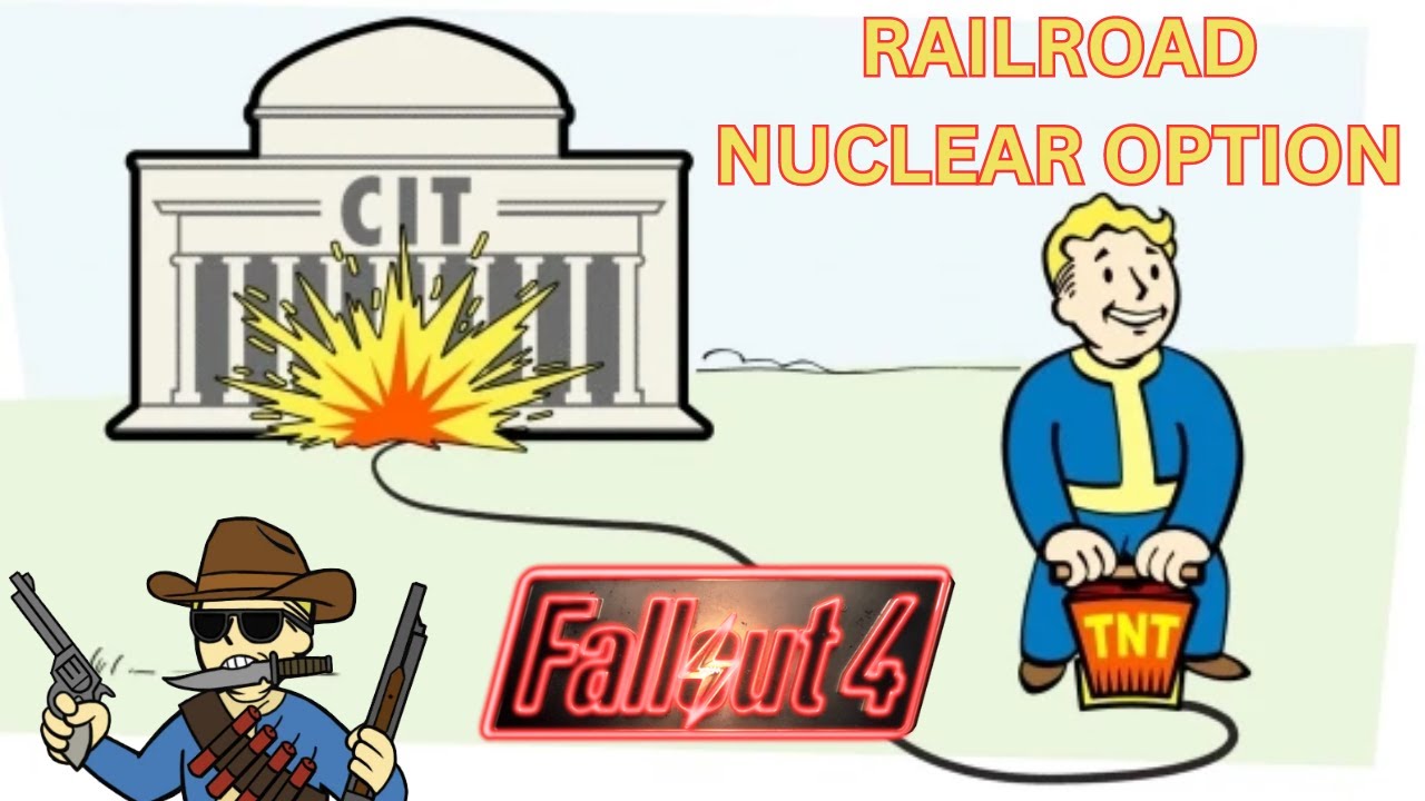 The Nuclear Option Fallout 4 Railroad Playthrough Part 9 - YouTube
