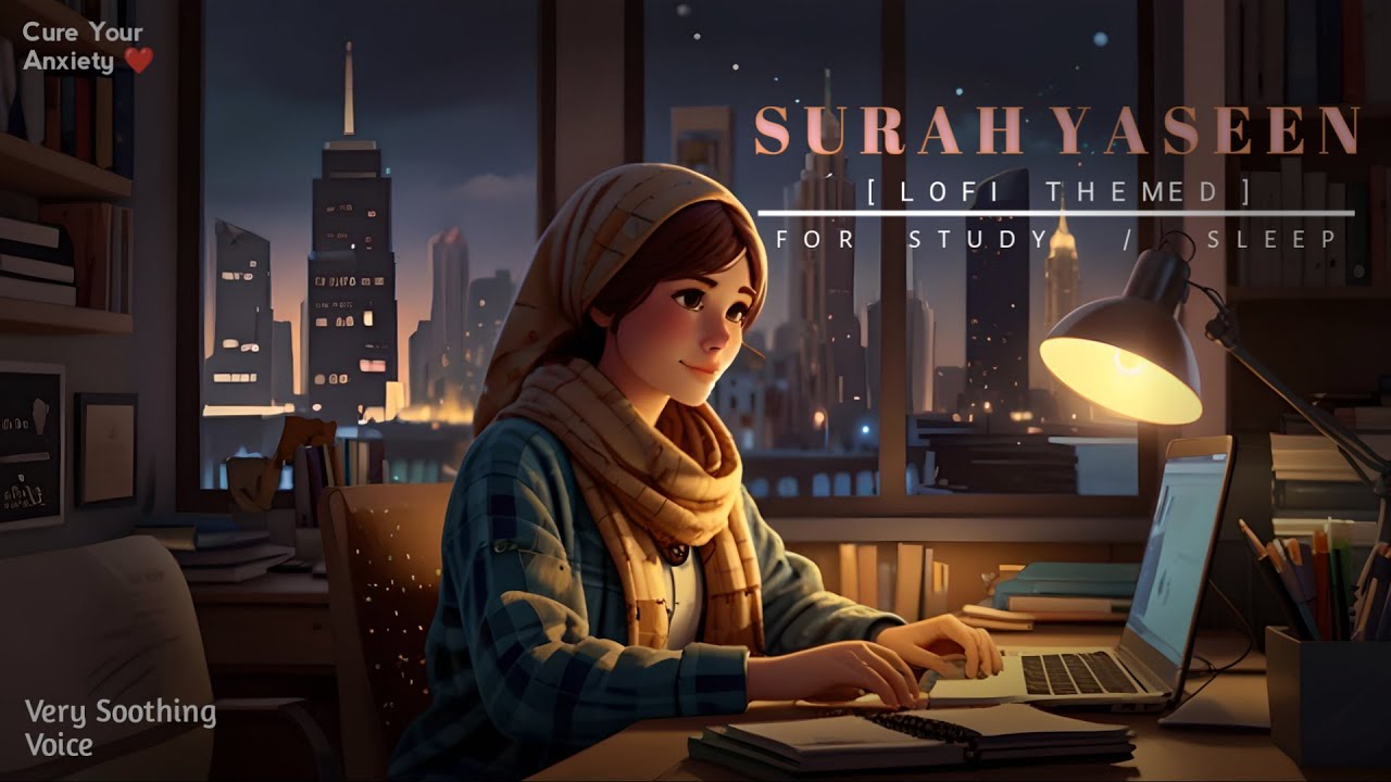 1 AM Study Session | Surah Yaseen Rlaxing Recitation | For Study / Sleep | Cure Your Anxiety ...