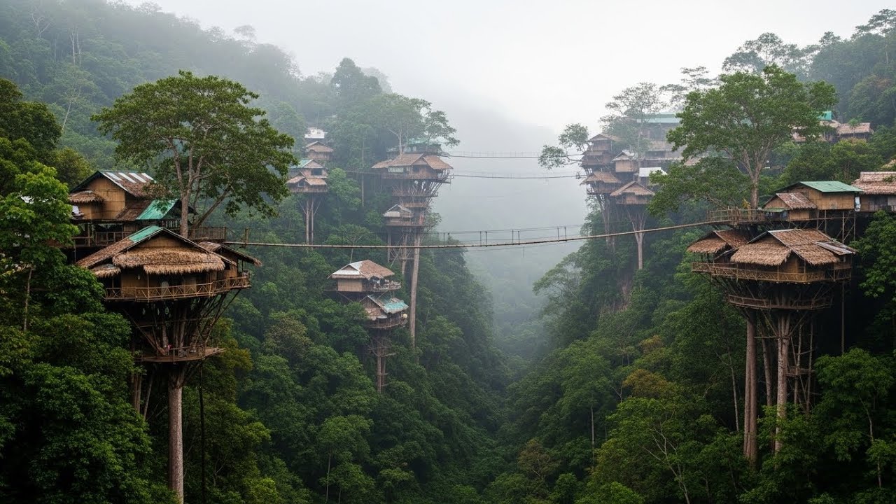 Only here - Inside the Vertical Treehouse Village: Harvest Day on the ...