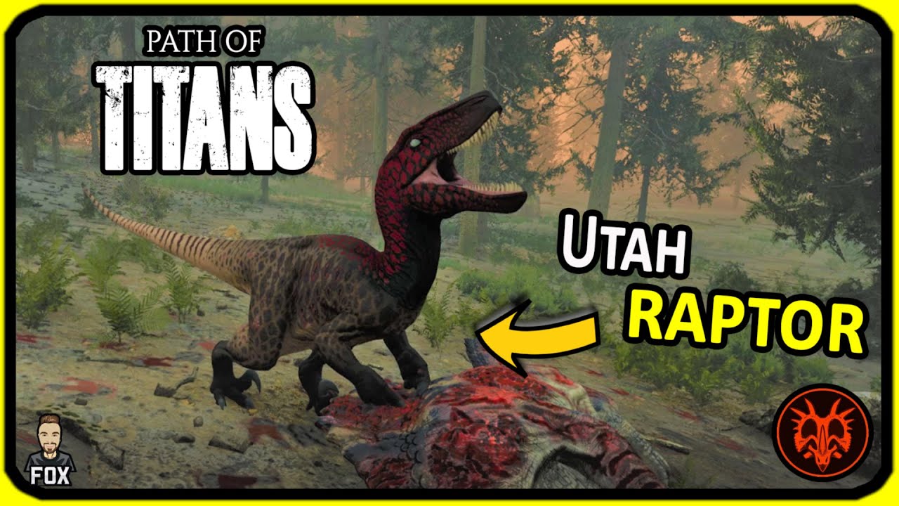 طريق العمالقة | Path of Titans (7#) | ( Mods) Utahraptor - YouTube