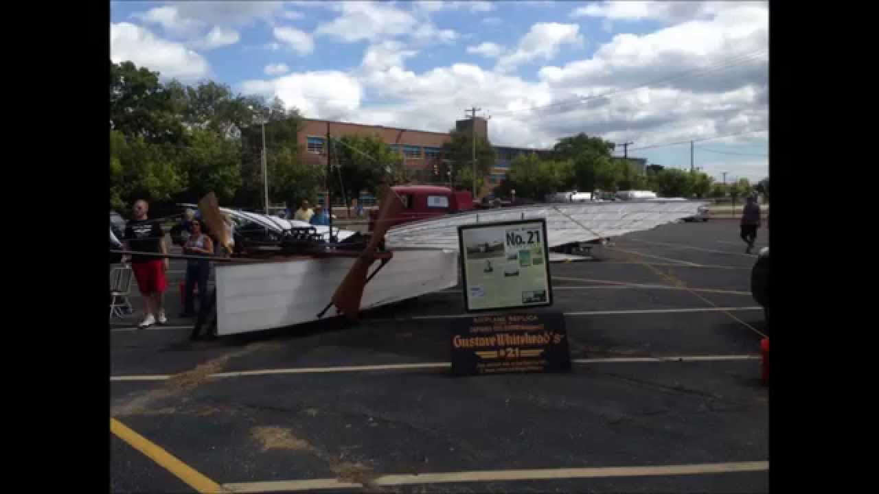 GUSTAVE WHITEHEAD 1901 #21 AEROPLANE REPLICA -- FLYING MACHINE - YouTube