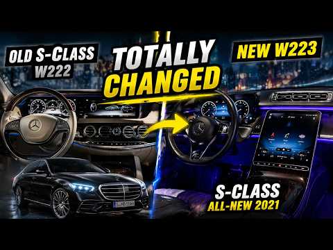 벤츠 New S클래스 풀체인지 소개 (W223 2021년, NEW 2021 Benz S Class, 자막ON )