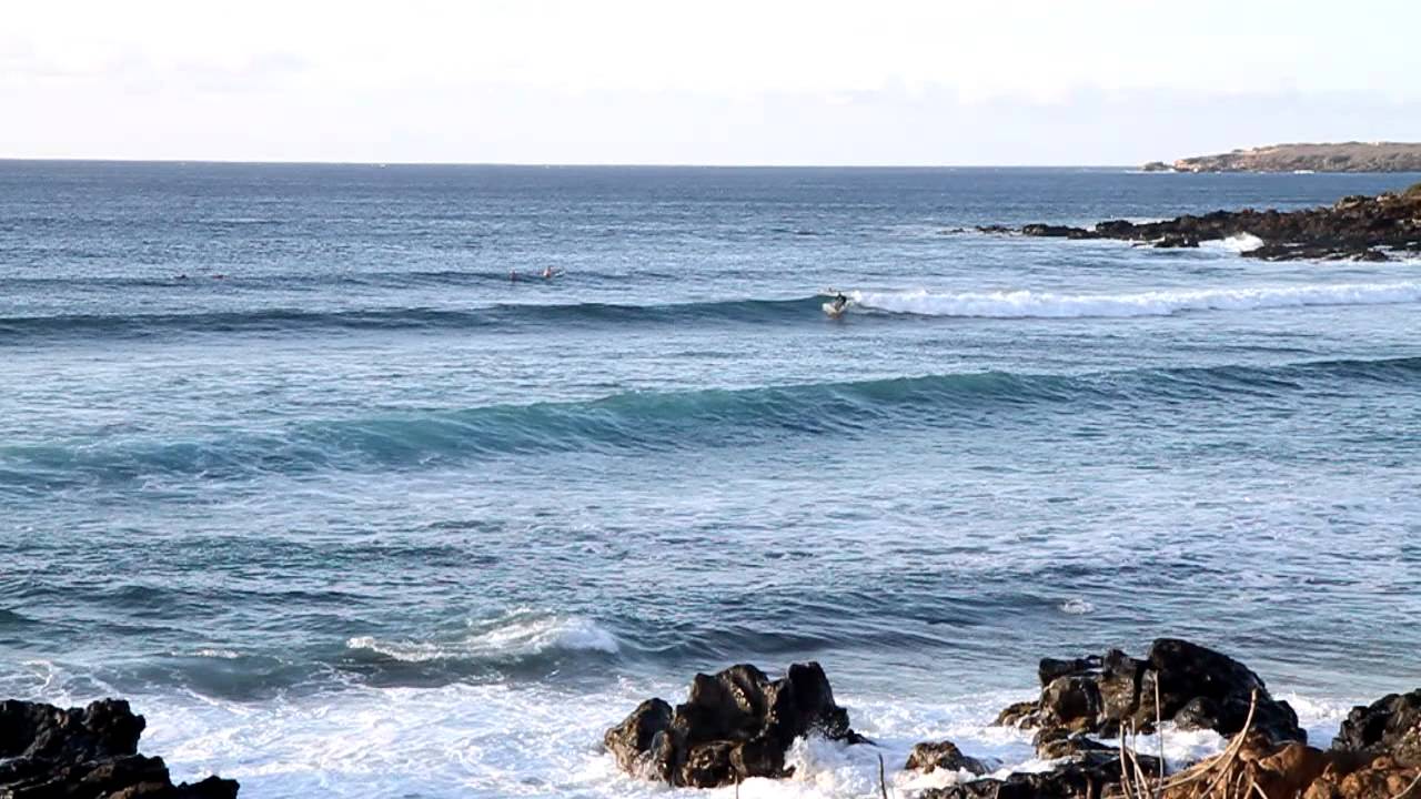 Molokai, HI west coast surfing - YouTube
