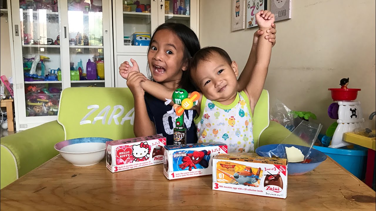 Surprise Eggs | Chocolate character Zaini | Hello Kitty - Wings ...