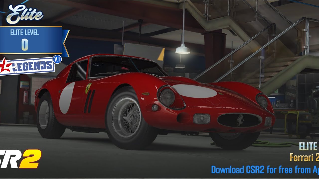 CSR2 Legends Restoration Rush all races Ferrari 250 GTO - YouTube