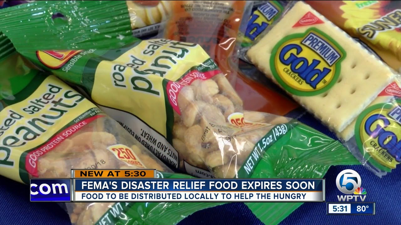 FEMA's disaster relief food expires soon - YouTube