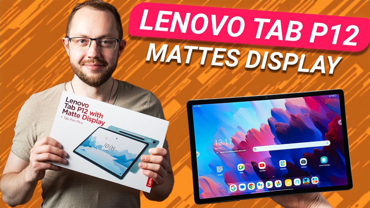 Lenovo Tab P12 mit mattem Papier-Display im Unboxing & Hands On - YouTube