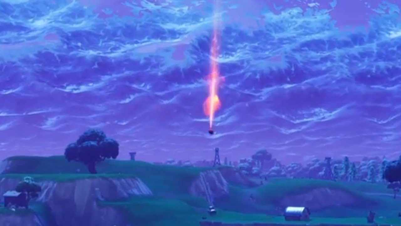 Meteor hits the ground![Fortnite Season 3 Event] #1 - YouTube