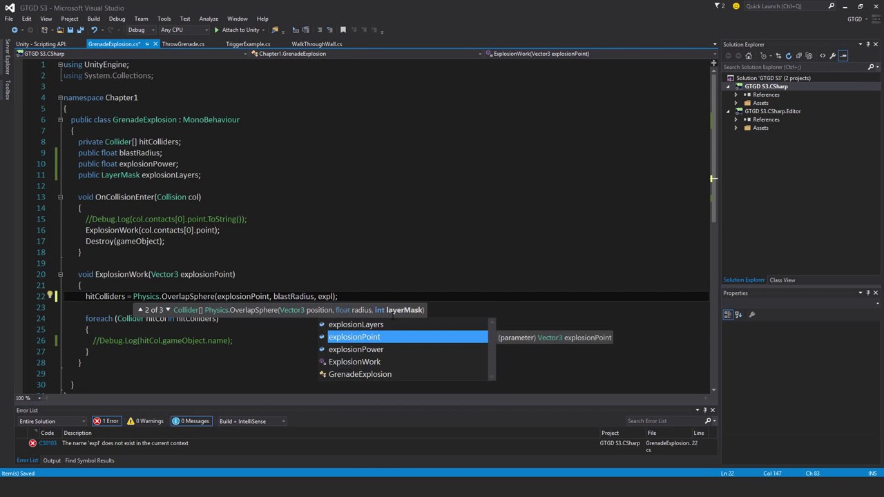 20 Explosion Force Unity 5 Advanced FPS Tutorials - YouTube
