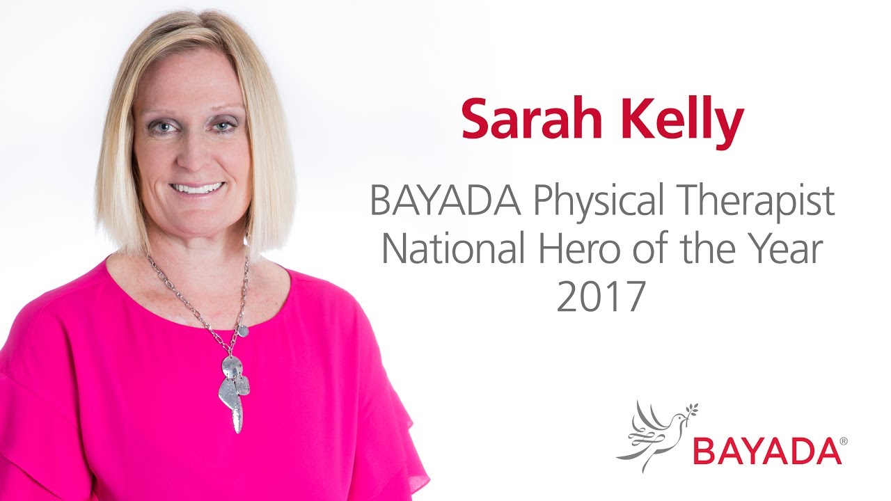 Sarah Kelly – BAYADA PT Hero of the Year 2017 - YouTube