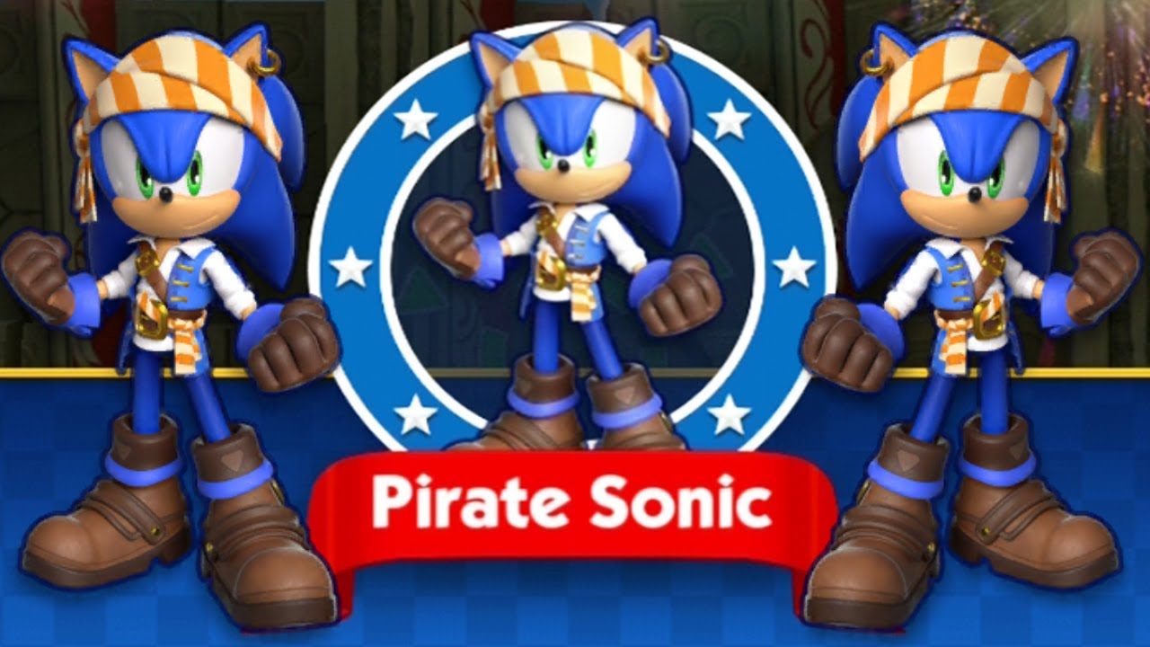 Sonic Dash - Pirate Sonic New Character Update Event All Characters ...