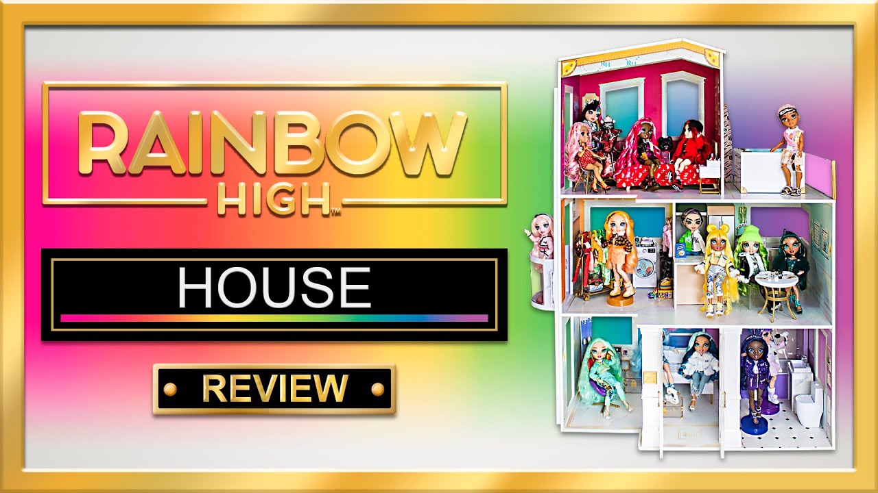 🌈 Review CASA de RAINBOW HIGH 🌈 ¡Tour, consejos e ideas!💡 - YouTube