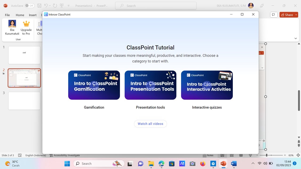 FUNGSI ALAT NAVIGASI CLASSPOINT #1 - YouTube