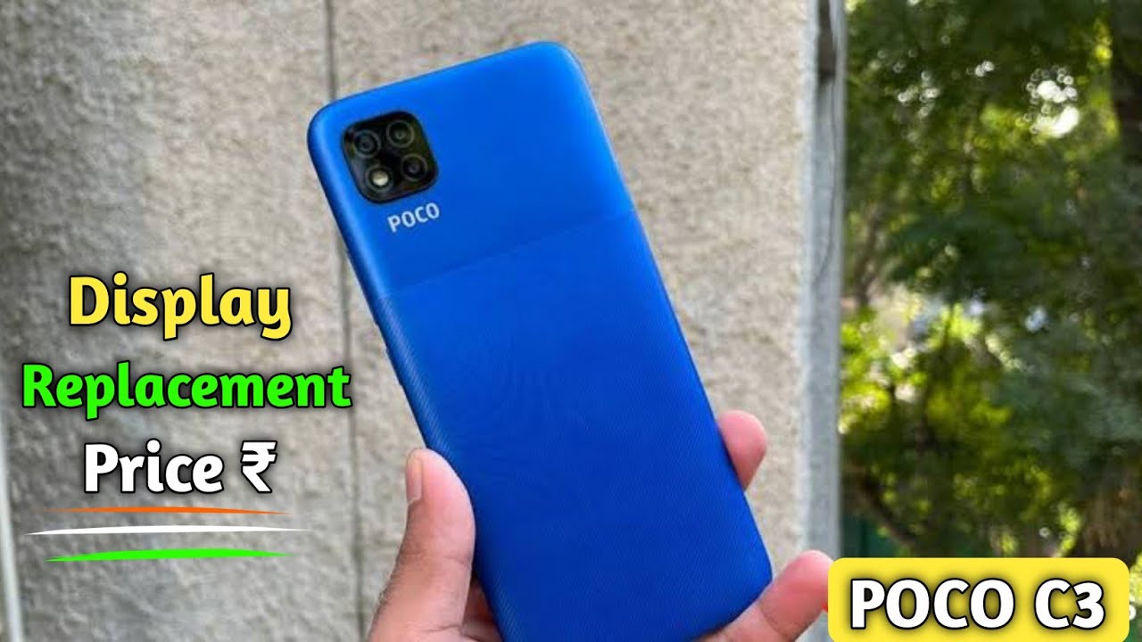 POCO C3 Display Replacement - YouTube