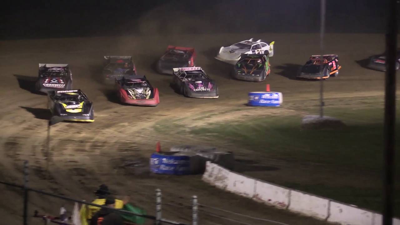 Muskingum County Speedway Late Model Feature 6-17-2016 - YouTube